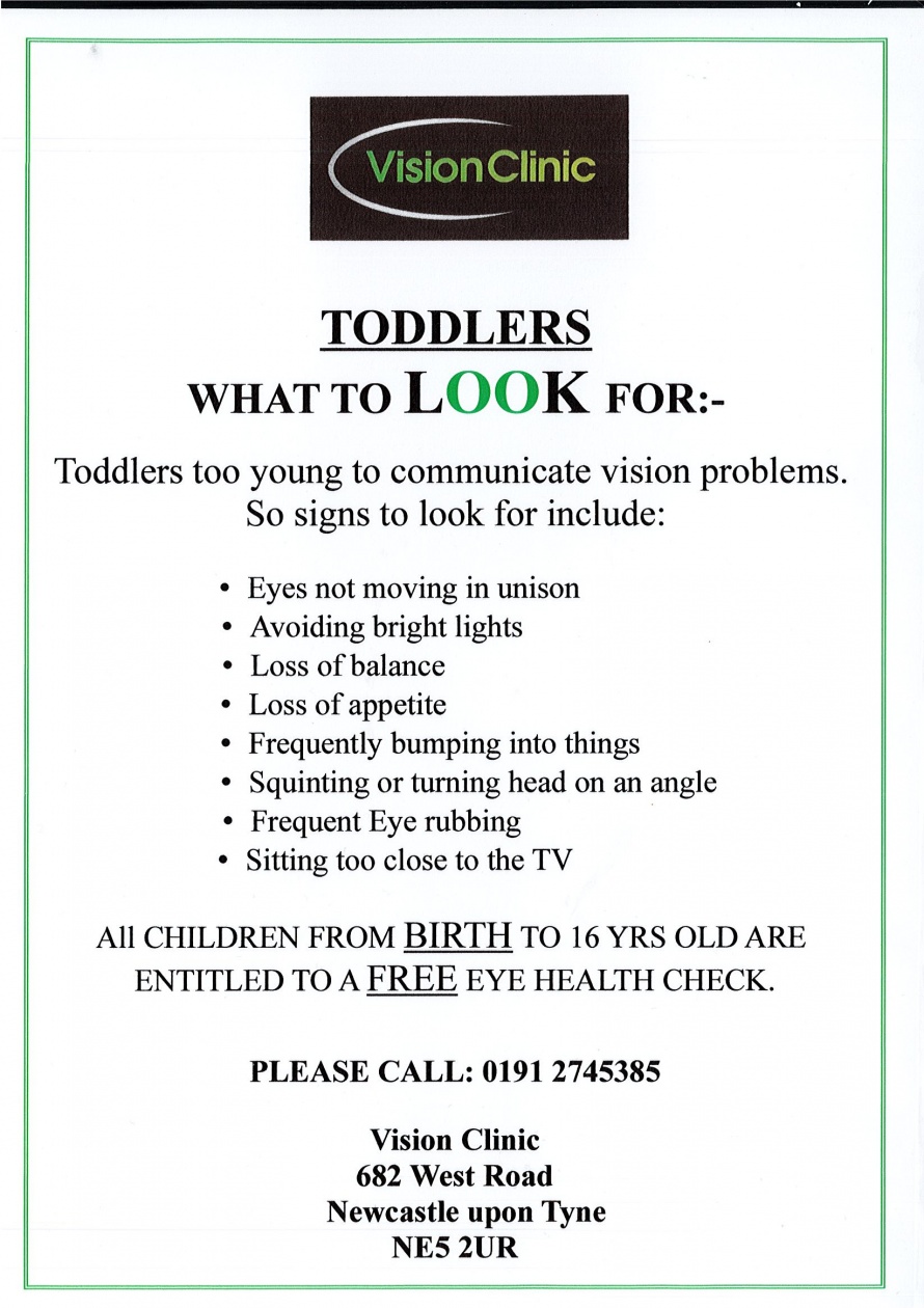 Free Eye Health Check for all Children « Bridgewater School